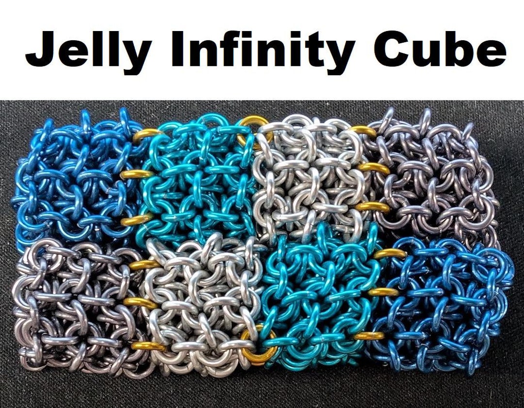 Jelly Infinity Cube Chainmaille Tutorial - Etsy