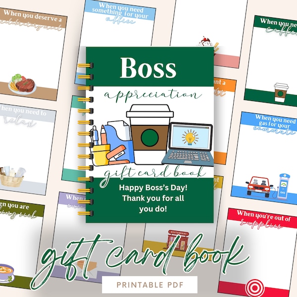 Boss Appreciation Card Printable - Etsy