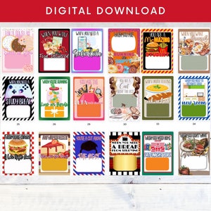 Printable College Gift Card Book, College Care Package, College Gift ...