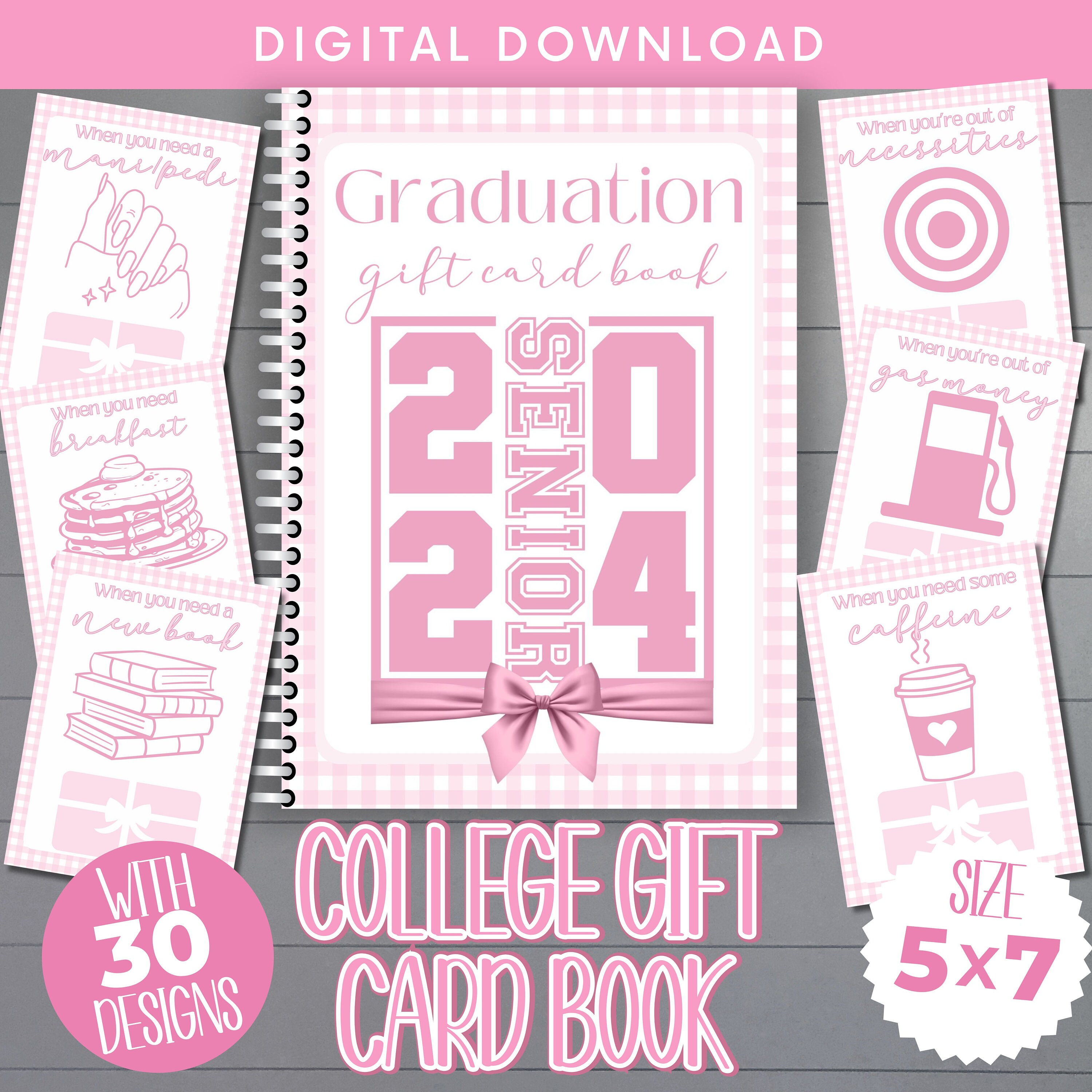 College Gift Card Book, Gift for College Student, Graduation Gift for ...