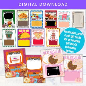 Personalized College Gift Card Book, College Care Package, Customized ...