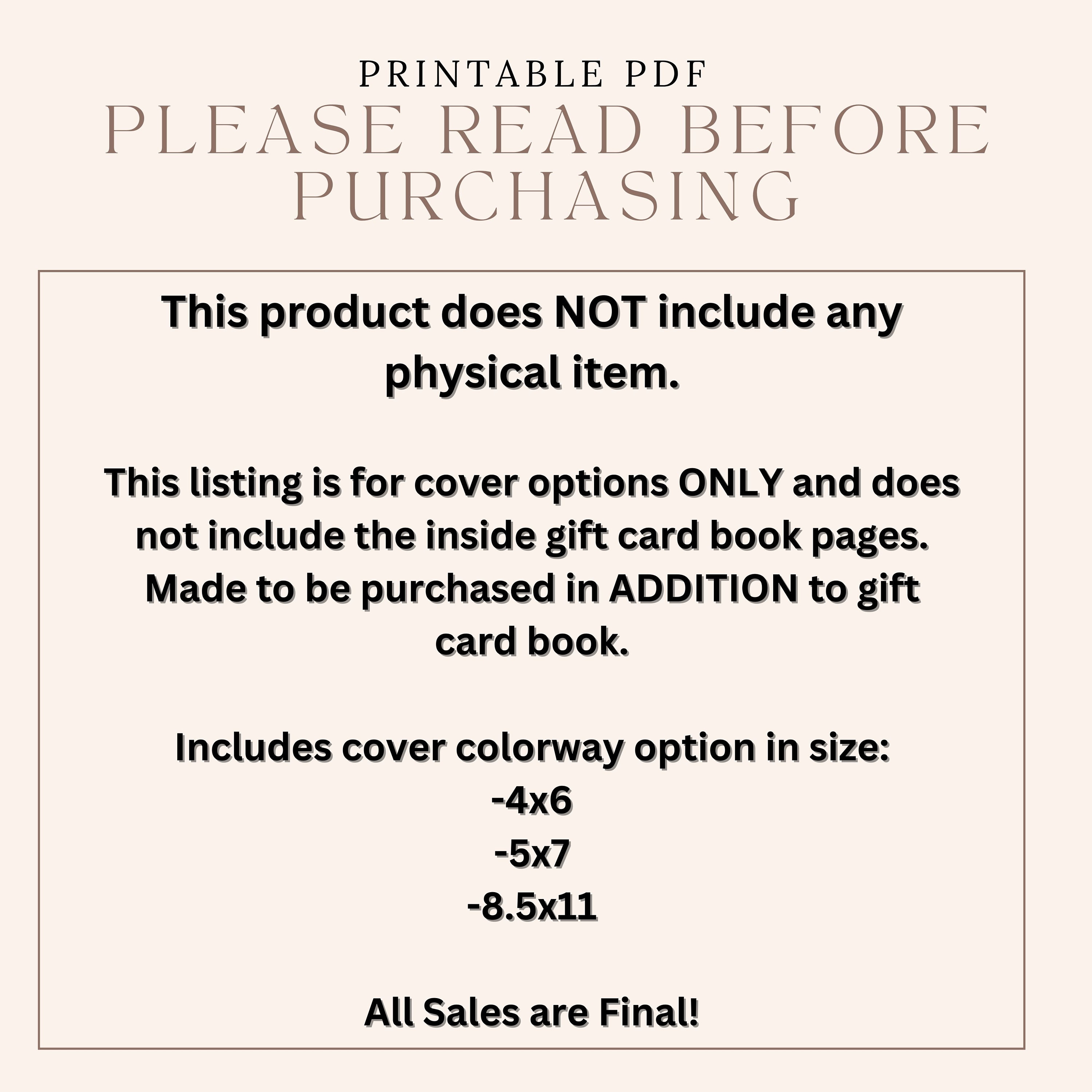 Printable College Gift Card Cover Bundle,, College Care Package Covers ...