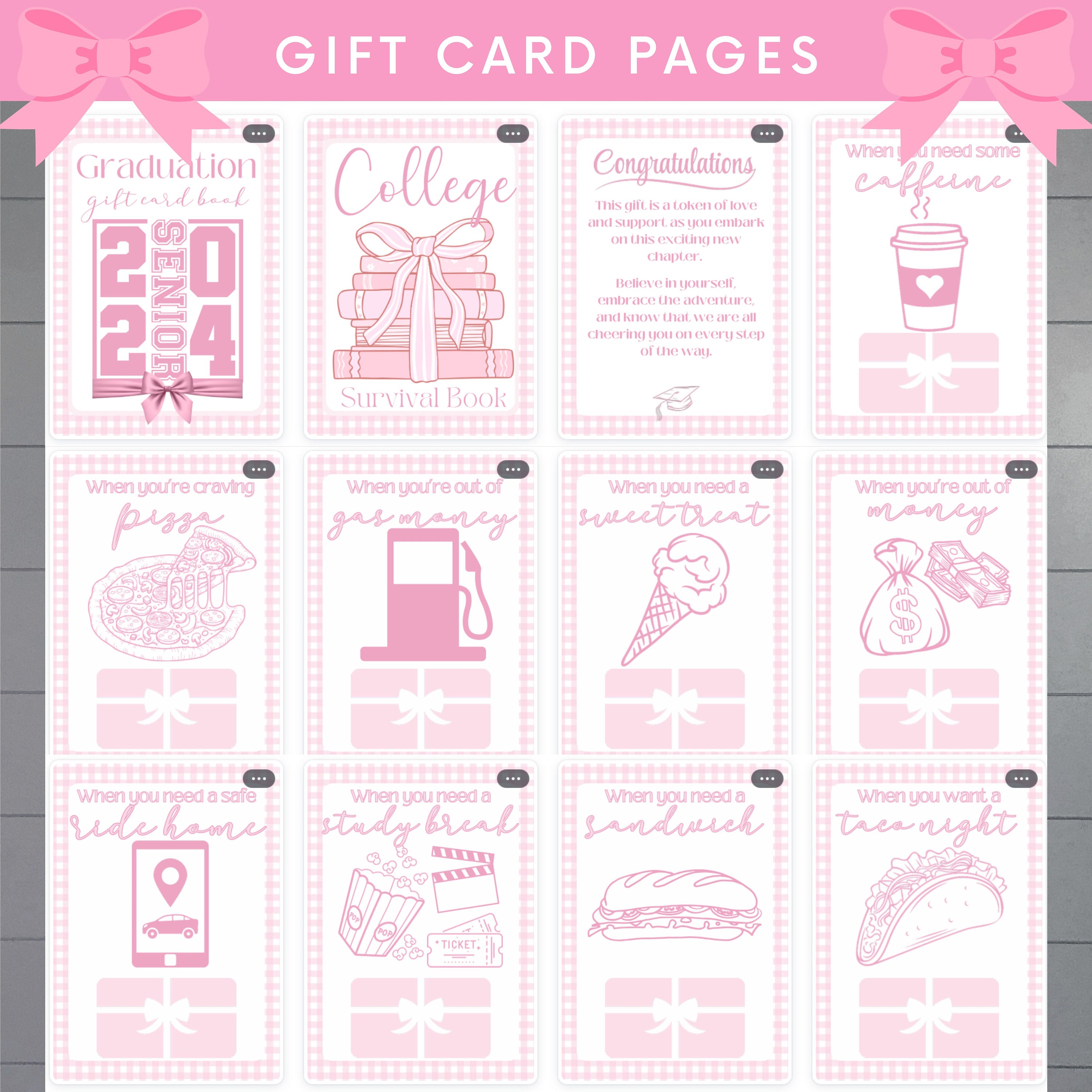 College Gift Card Book, Gift for College Student, Graduation Gift for ...