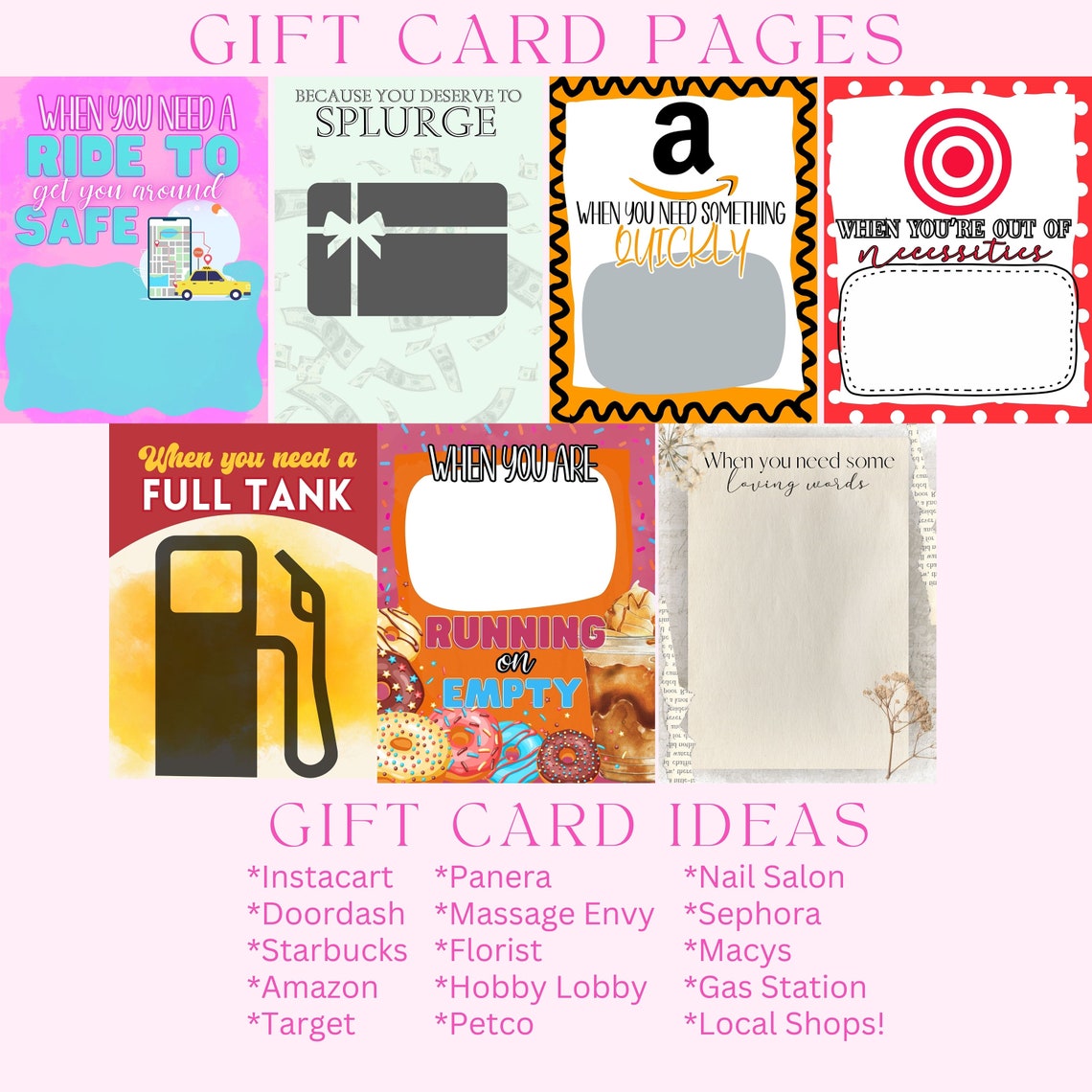 Breast Cancer Care Package Breast Cancer Gift Card Book - Etsy