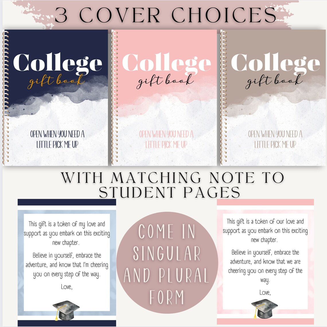 Printable College Gift Card Book College Care Package - Etsy