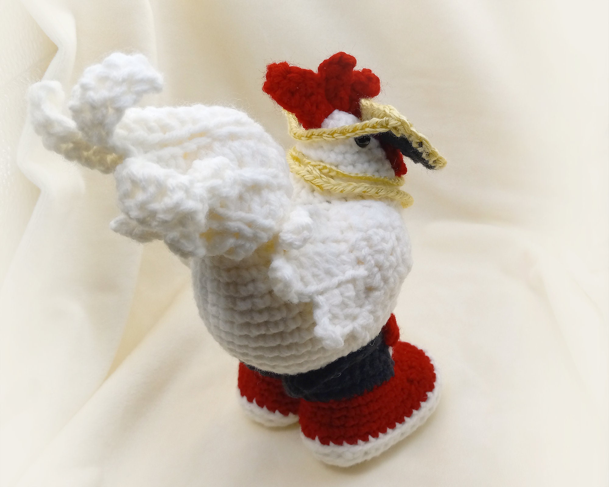 Alabaster Drip Chicken Amigurumi Crochet Finished Completed Meme ...