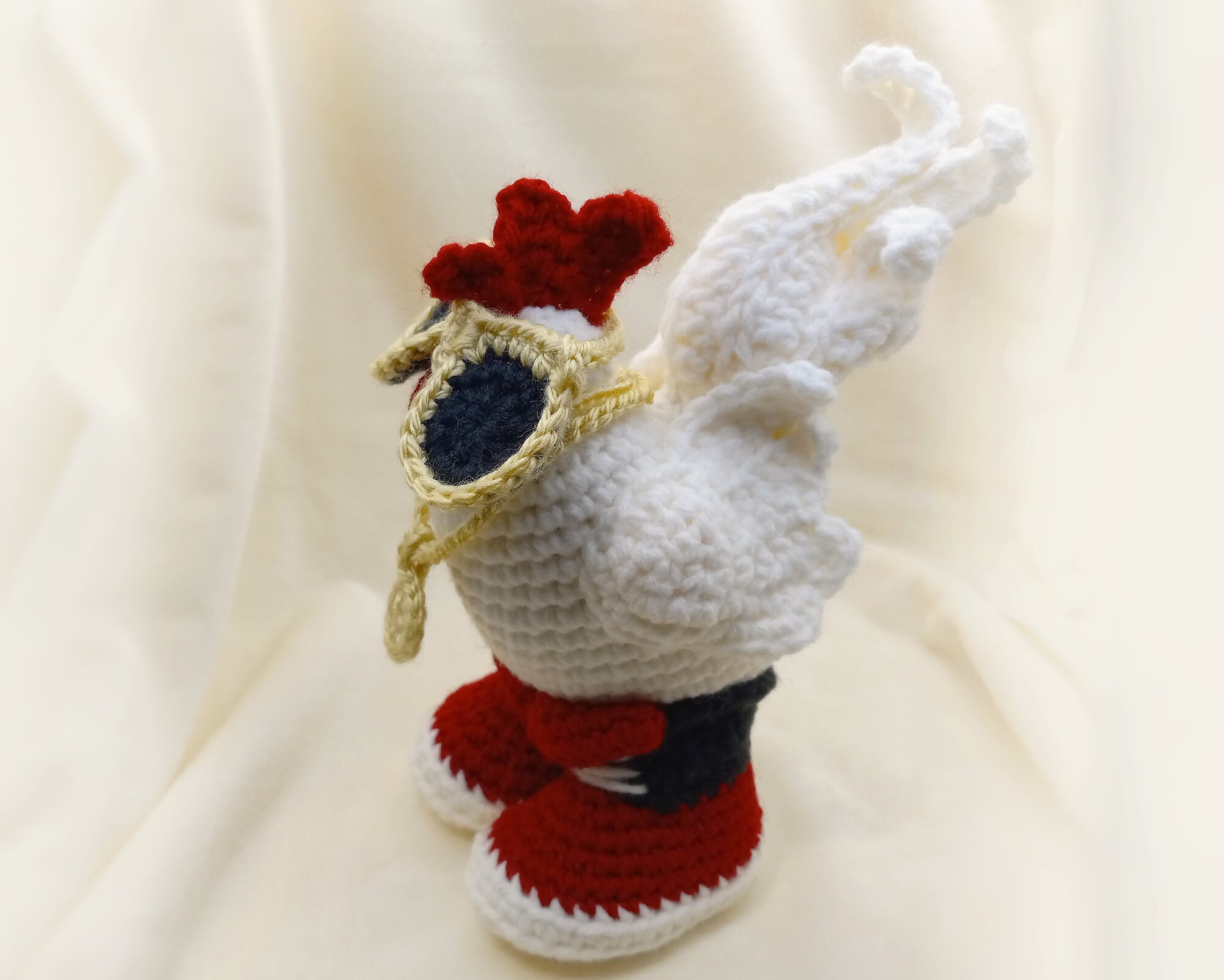 Alabaster Drip Chicken Amigurumi Crochet Finished Completed Meme ...