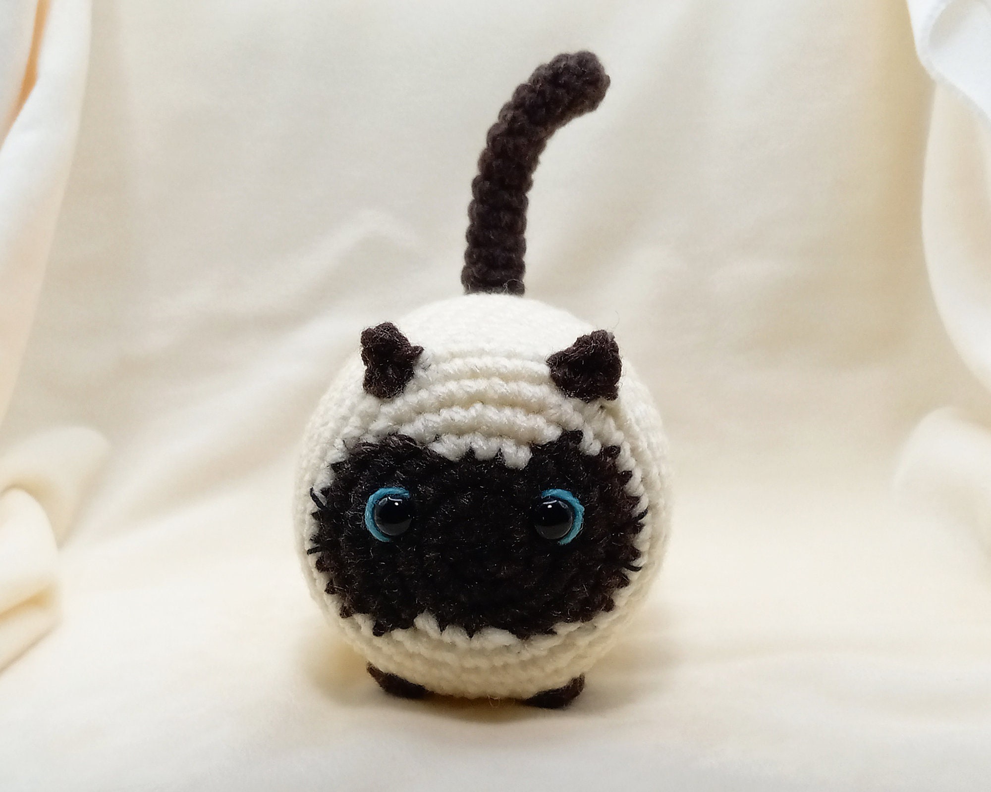 Seal Point Siamese Loaf Cat Amigurumi Crochet Kitty - Etsy