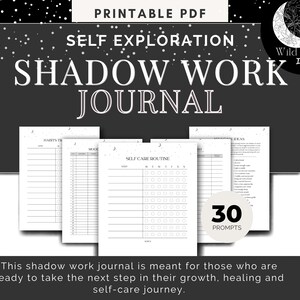 Shadow Work Journal Printable PDF Download Shadow Work With Prompts ...