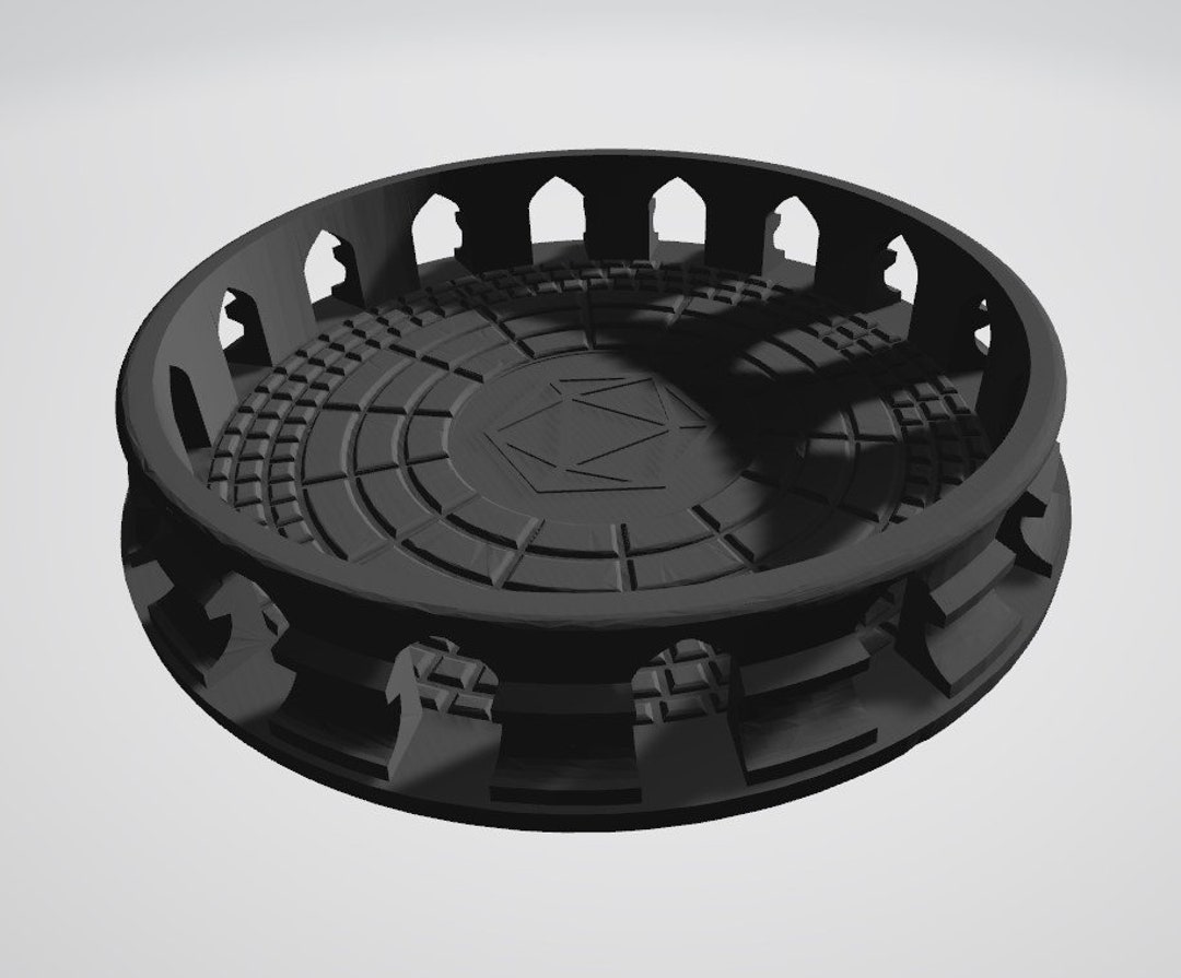 Round Dice Tray - STL File - Etsy