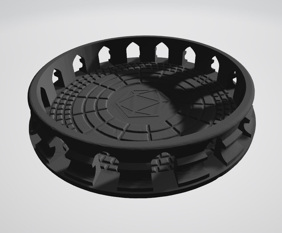 Round Dice Tray - STL File - Etsy