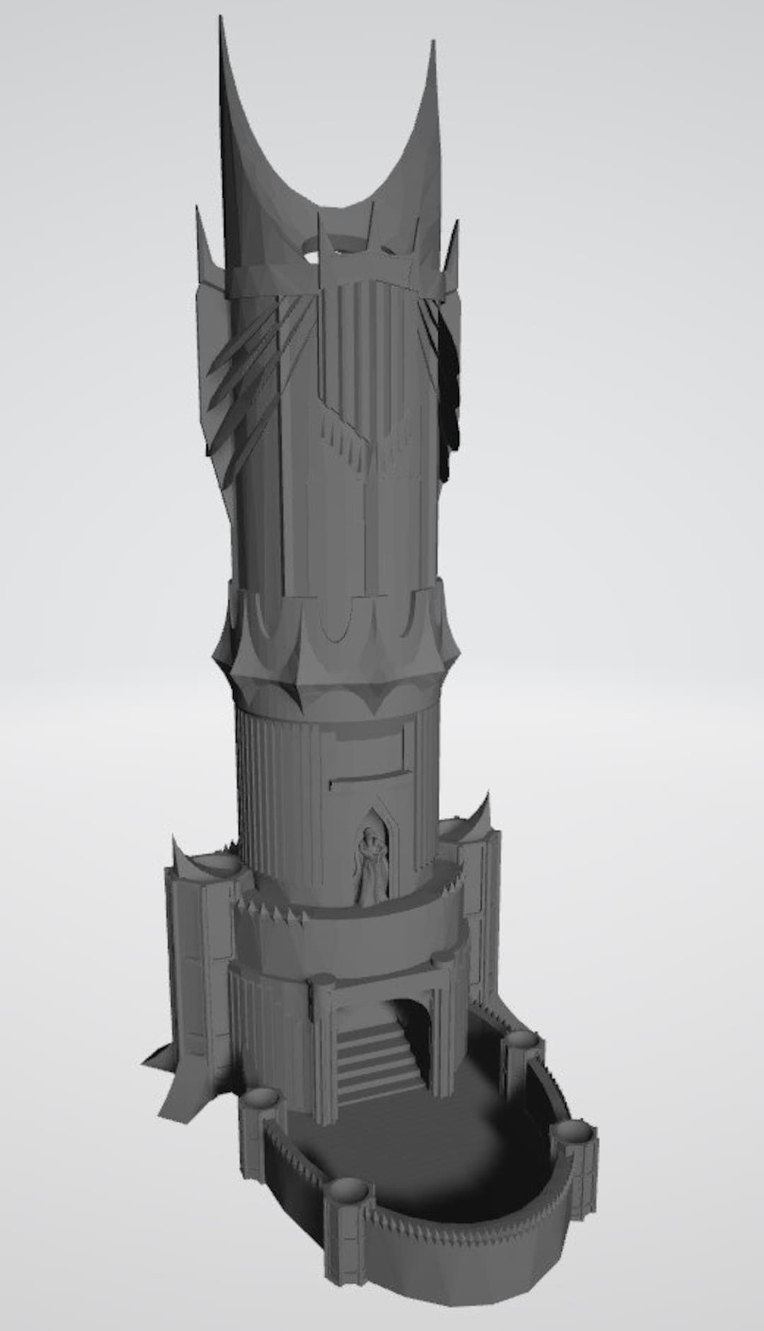 The Ring Tower - STL File - Etsy