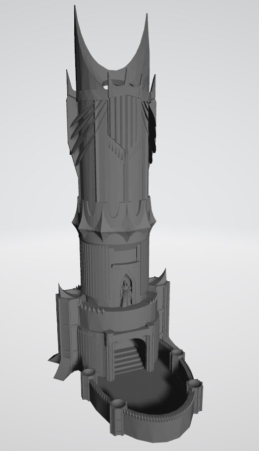The Ring Tower - STL File - Etsy