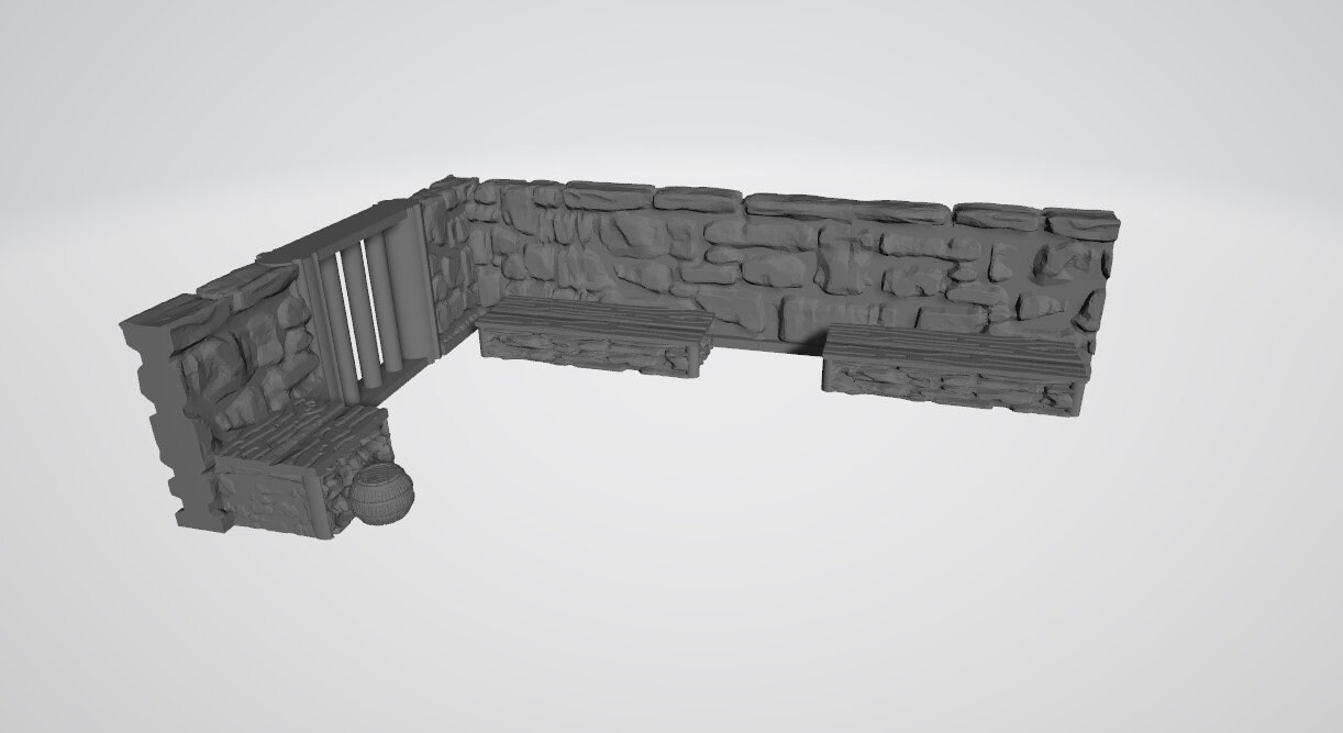 6X6 Prison Set STL Files for Dungeon Locks System - Etsy