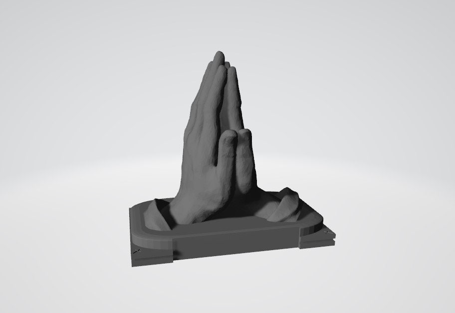 Praying Hands 3D Print - STL File - Etsy