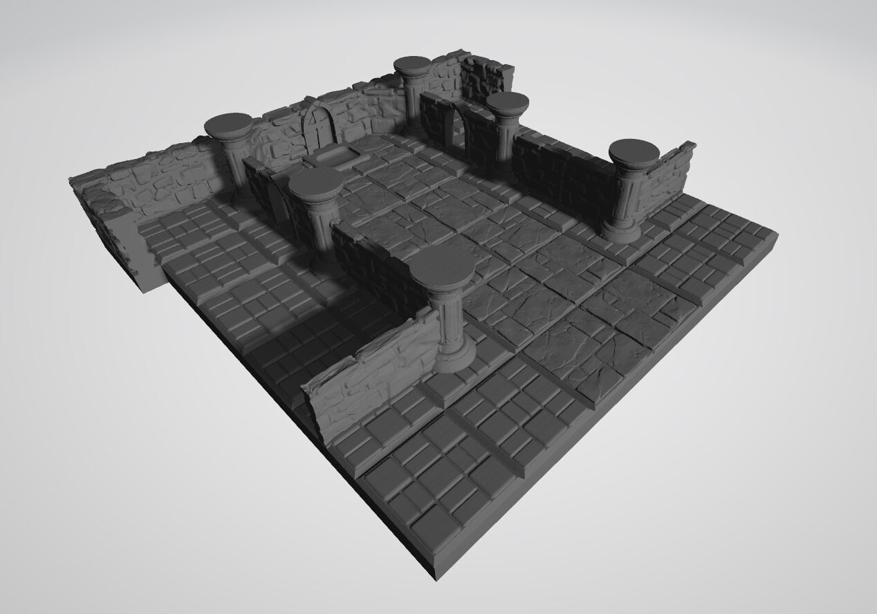 6X6 Dungeon Temple STL Files for Dungeon Locks System - Etsy