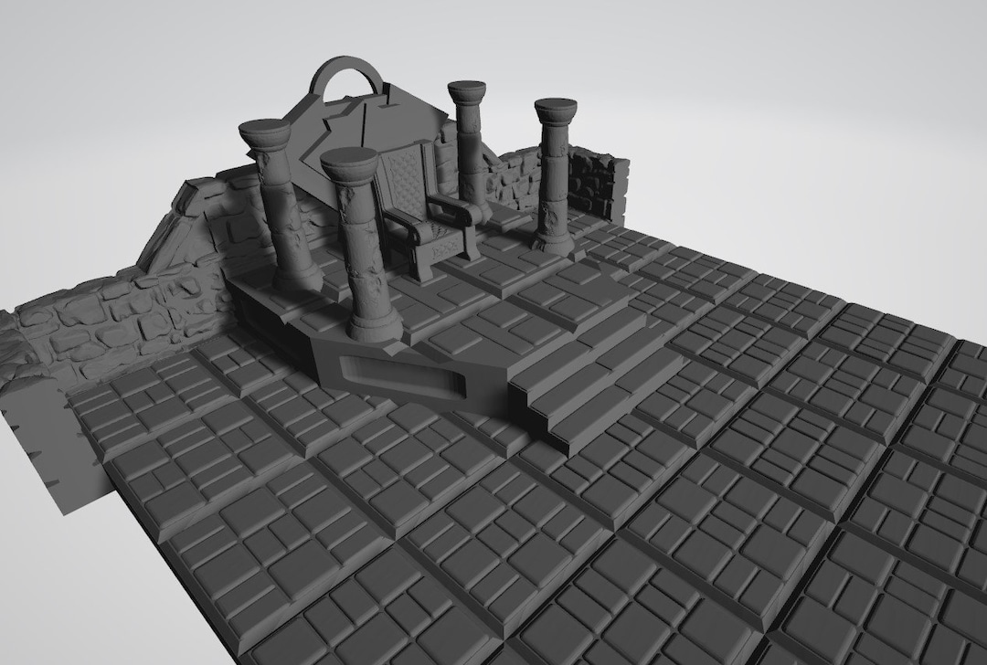 Throne Room STL for Dungeon Locks System - Etsy