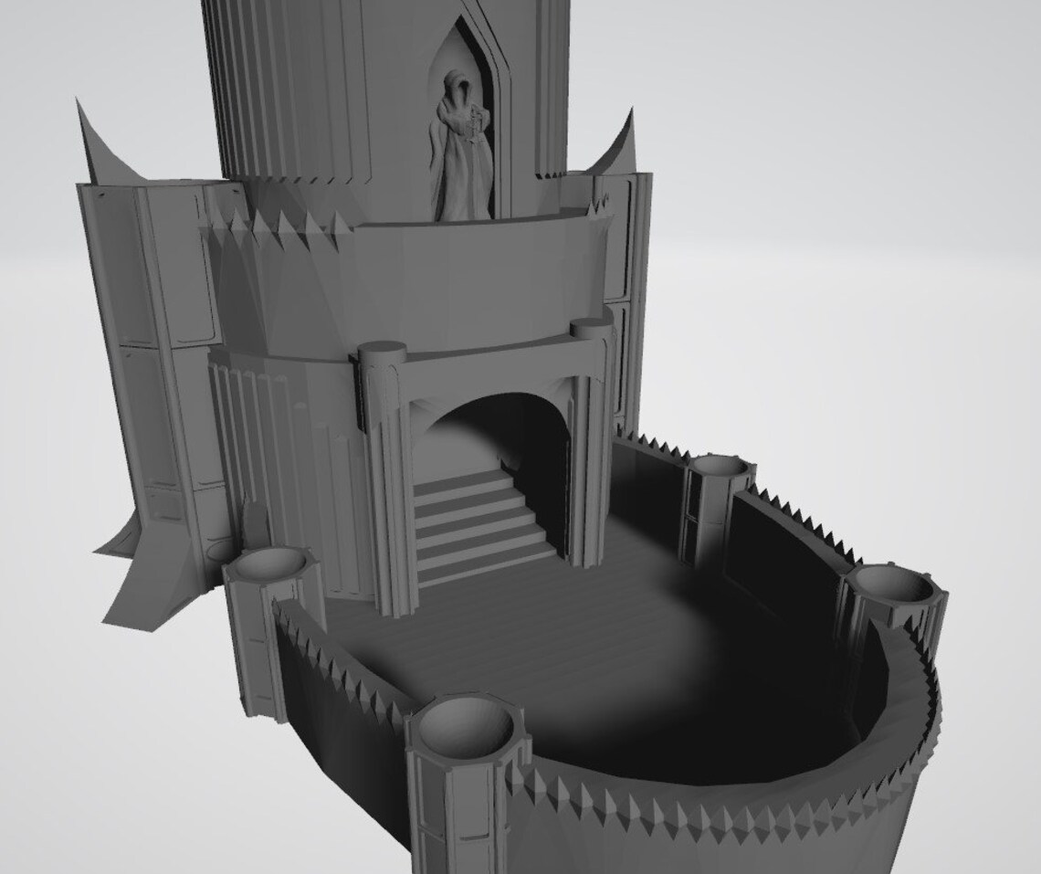 The Ring Tower - STL File - Etsy