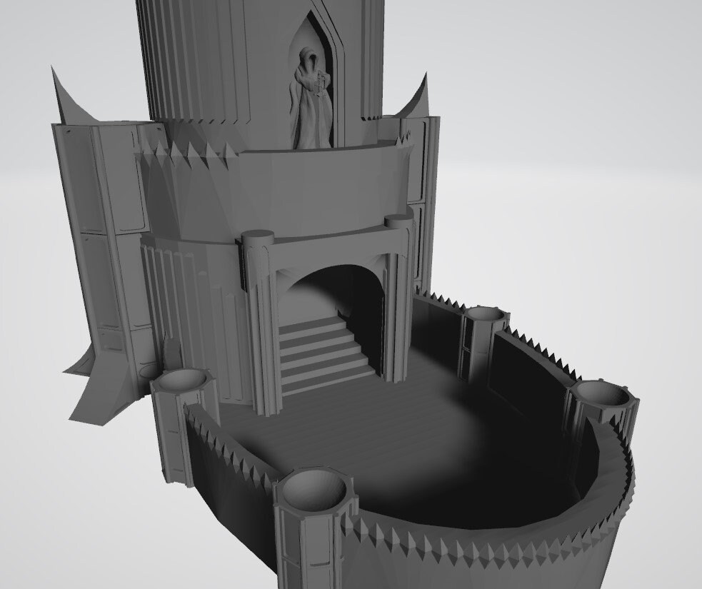 The Ring Tower - STL File - Etsy