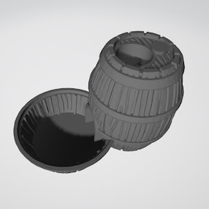 Dwarven Barrel Dice Tower STL - Etsy