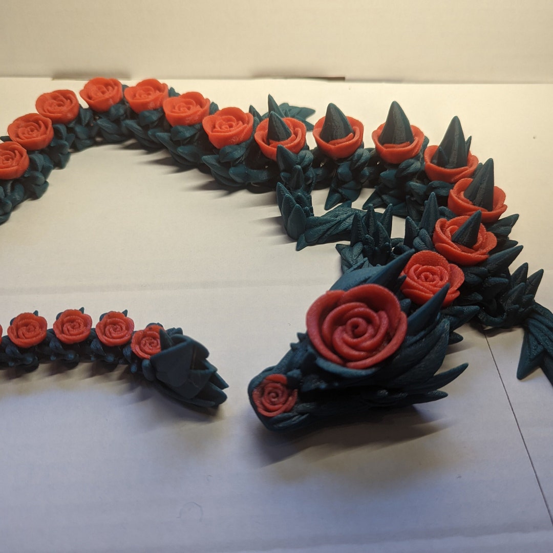 Cinderwing Multi Colour Rose Dragon - Etsy UK