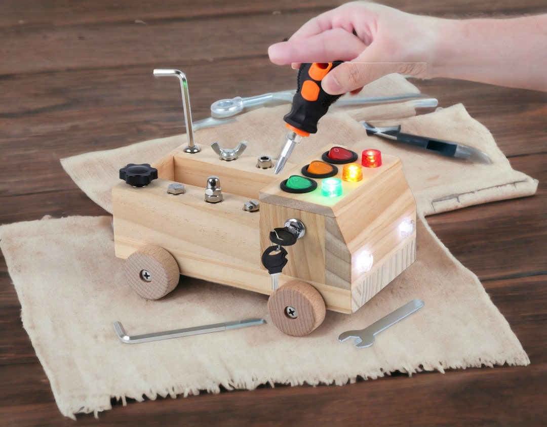 Montessori Screwdriver Board Set Wooden Montessori Toys for - Etsy