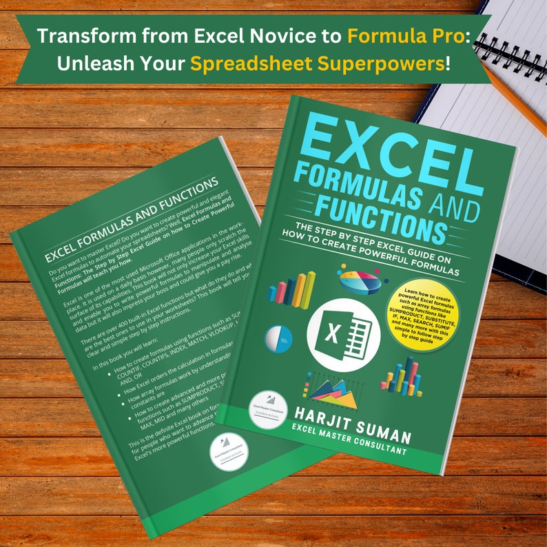 Excel Formulas and Functions: the Step by Step Excel Guide on How to ...