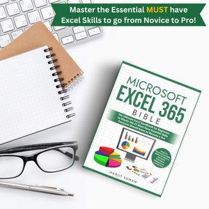 Microsoft Excel Spreadsheet Guide Book: Master the Essential Excel ...