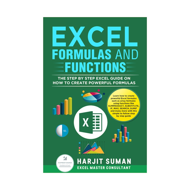 Excel Formulas and Functions: the Step by Step Excel Guide on - Etsy