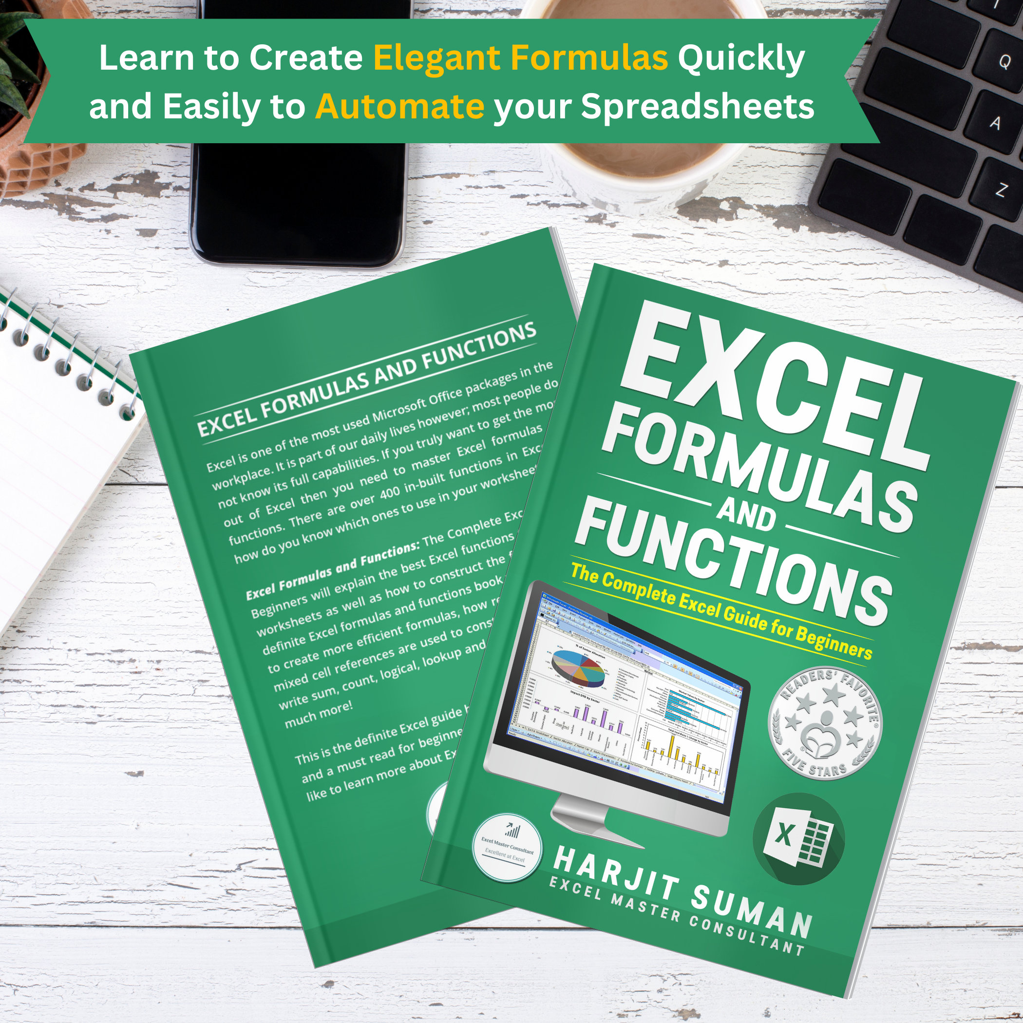 Microsoft Office Excel Formulas & Functions Ebook: the Complete Guide for Beginners - Etsy