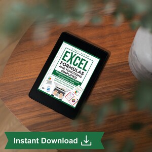 Essential Excel Book - Formulas and Functions Simplified Ebook - Etsy