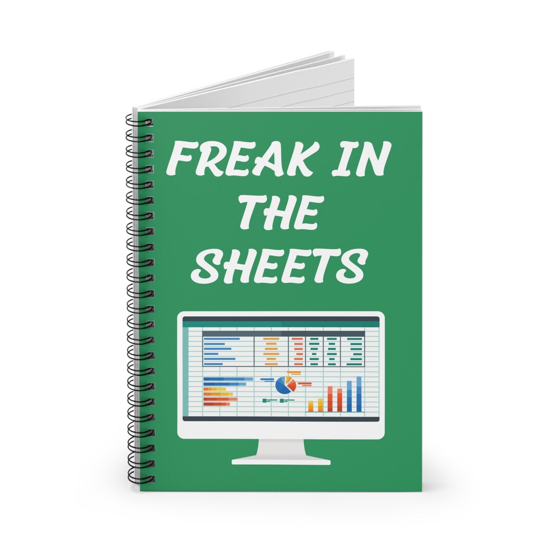 Freak in the Sheets Spiral Notebook - Ruled Line | Meeting Notes ...