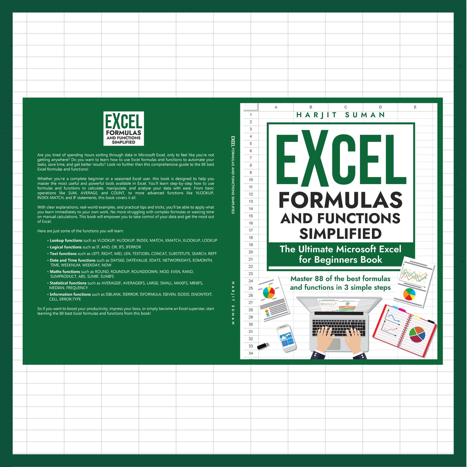 Essential Excel Book Formulas and Functions Simplified Ebook - Etsy