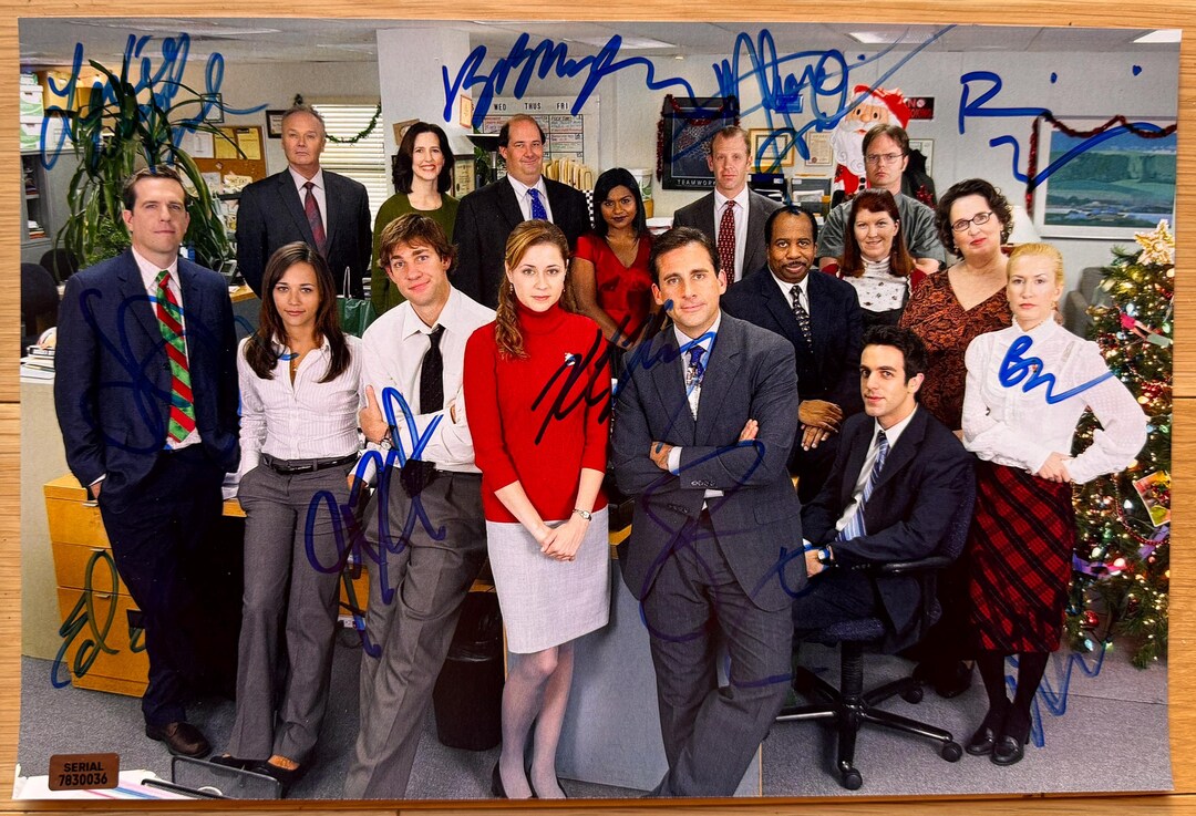 The Office Complete Cast Signed Autographed 8x12 Inch Photo + COA - Etsy