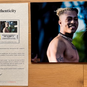 Xxxtentacion Signed Autographed 8x12 Inch Photo + COA - Etsy
