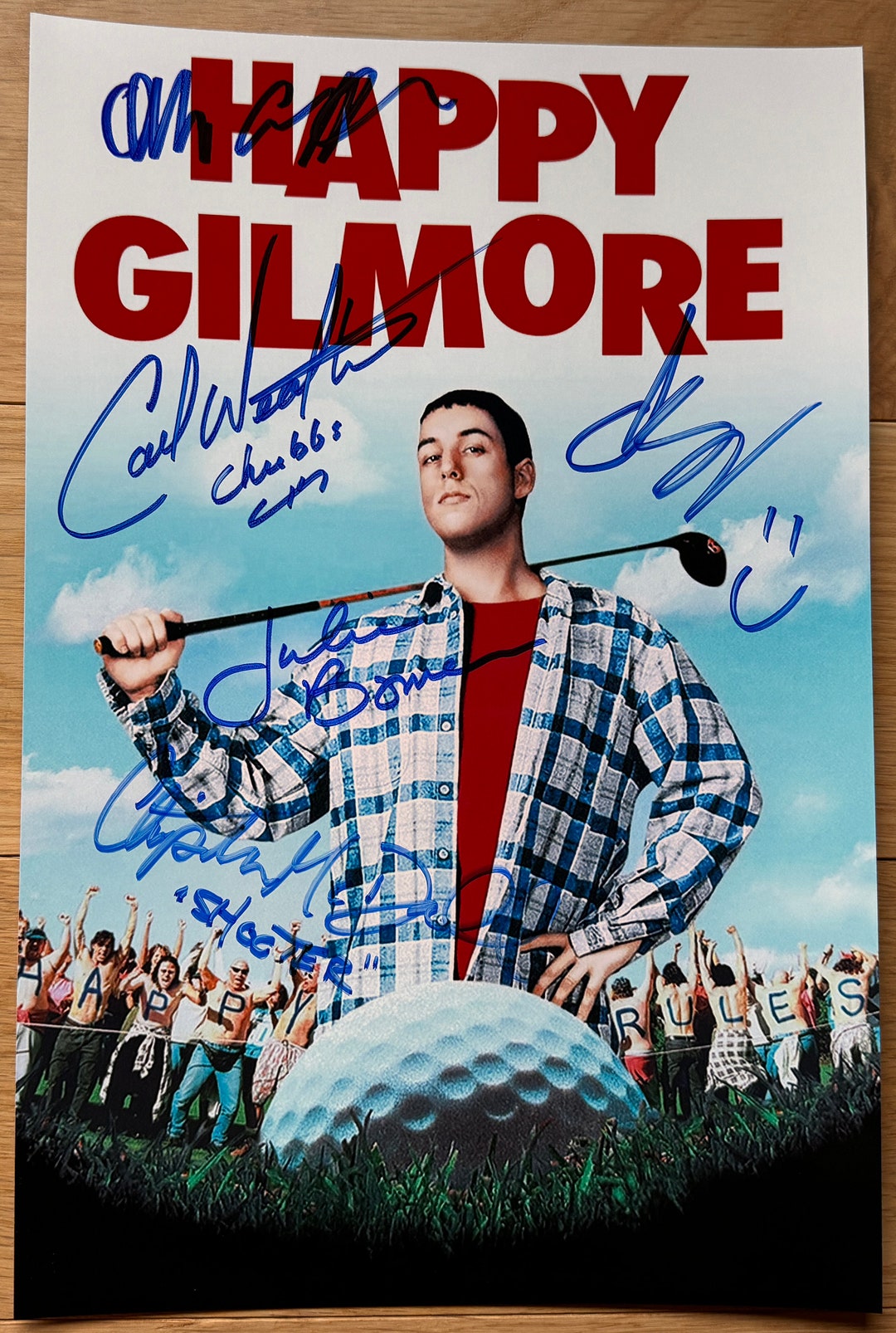 Happy Gilmore Cast Signed Autographed 8x12 Inch Photo + COA - Etsy