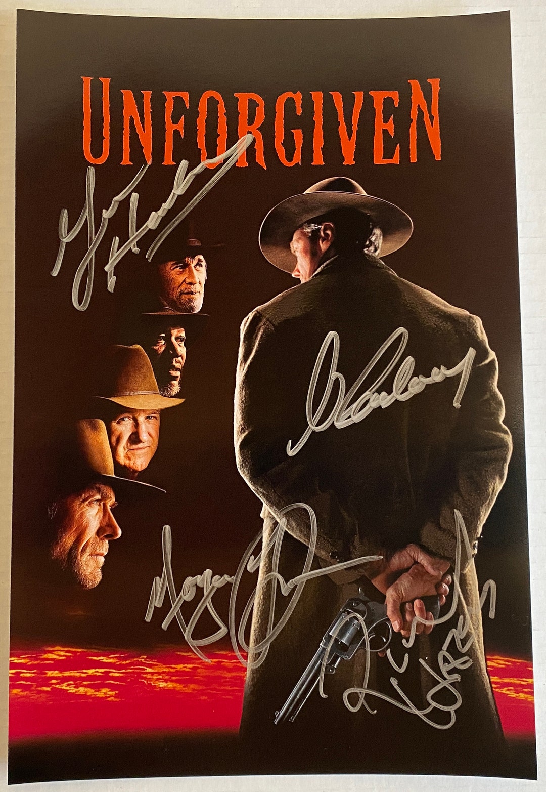 Unforgiven Full Cast Signed Autographed 8x12 Inch Photo + COA - Etsy