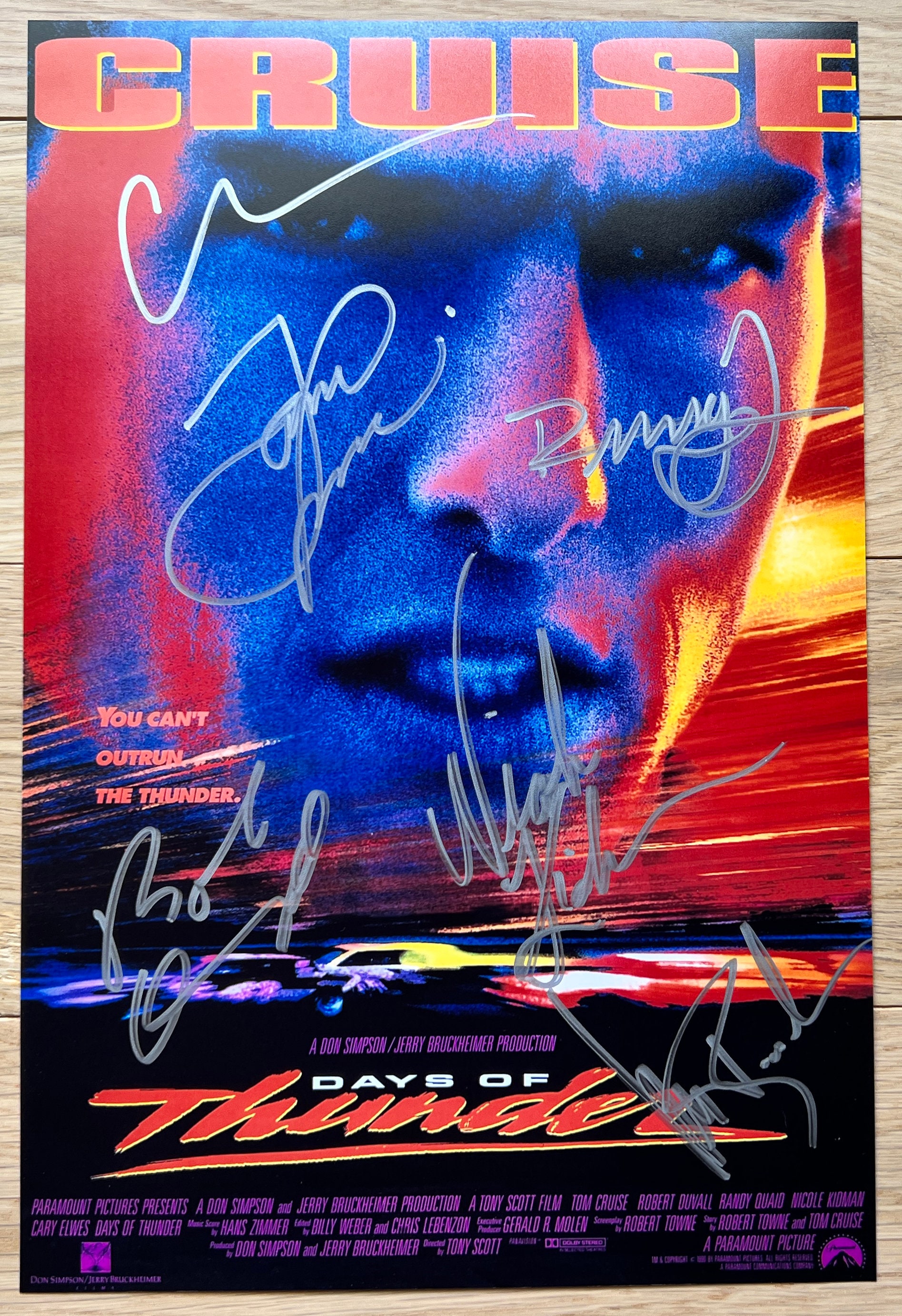 Days Of Thunder Poster