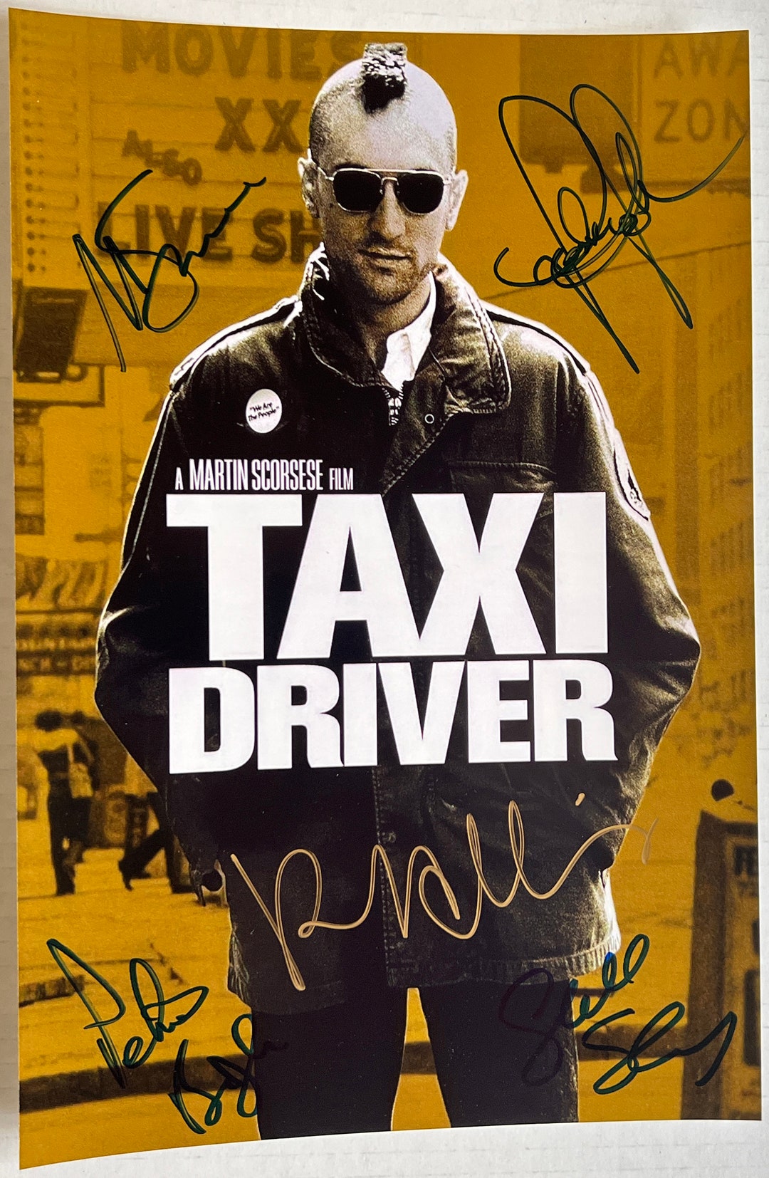 Taxi Driver 1976 Full Cast Signed Autographed 8x12 Inch Photo + COA - Etsy