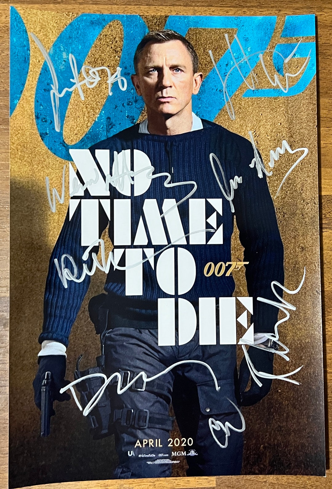 007 No Time to Die James Bond Cast Signed Autographed 8x12 Inch Photo ...