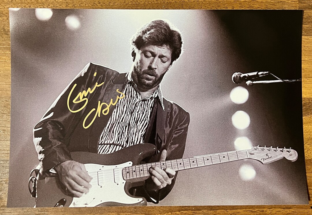 Eric Clapton Signed Autographed 8x12 Inch Photo + COA - Etsy