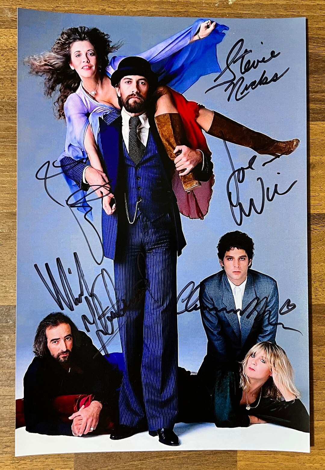 Fleetwood Mac Full Band Signed Autographed 8x12 Photo + COA - Etsy