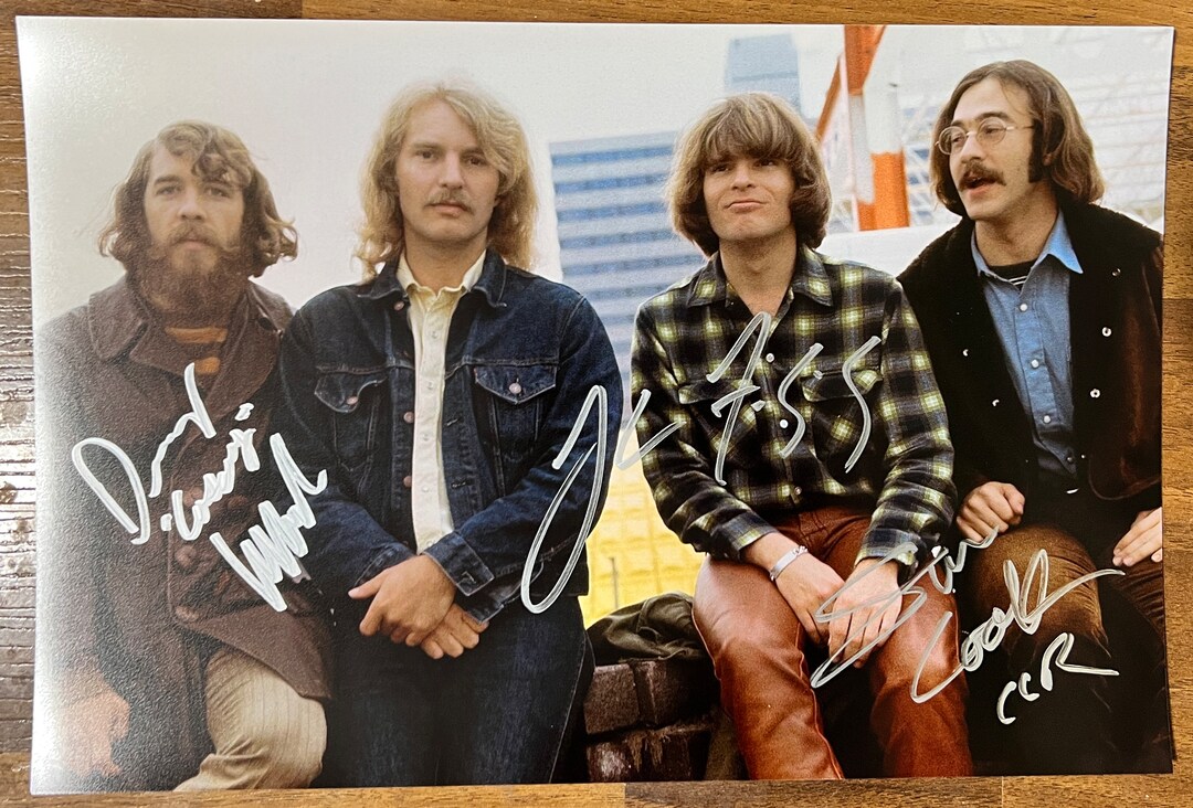 Creedence Clearwater Revival Band Signed Autographed 8x12 Inch Photo ...