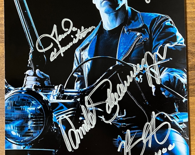 Terminator 2 Judgement Day Cast Signed Autographed 8x12 Inch Photo COA ...