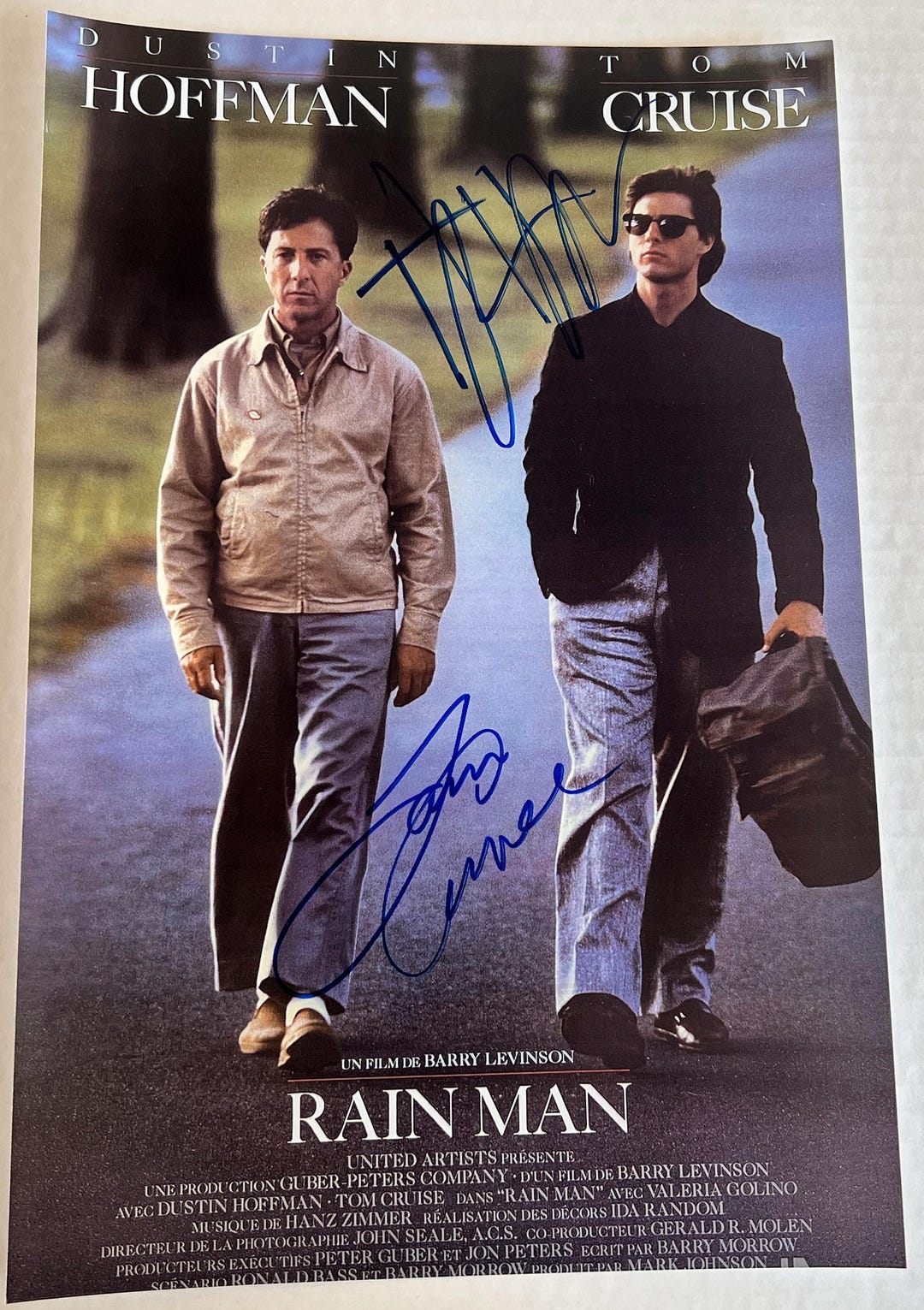 Rain Man Dual Cast Signed Autographed 8x12 Inch Photo + COA - Etsy