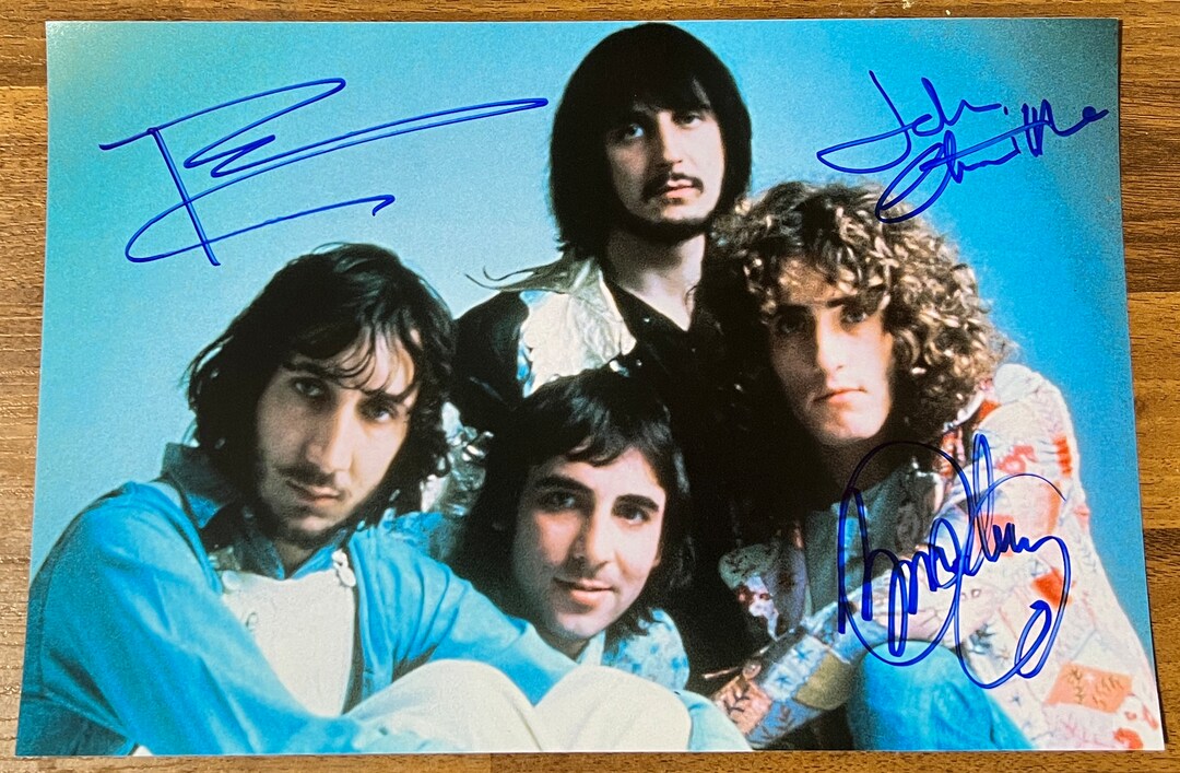 The Who Band Signed Autographed 8x12 Inch Photo + COA - Etsy