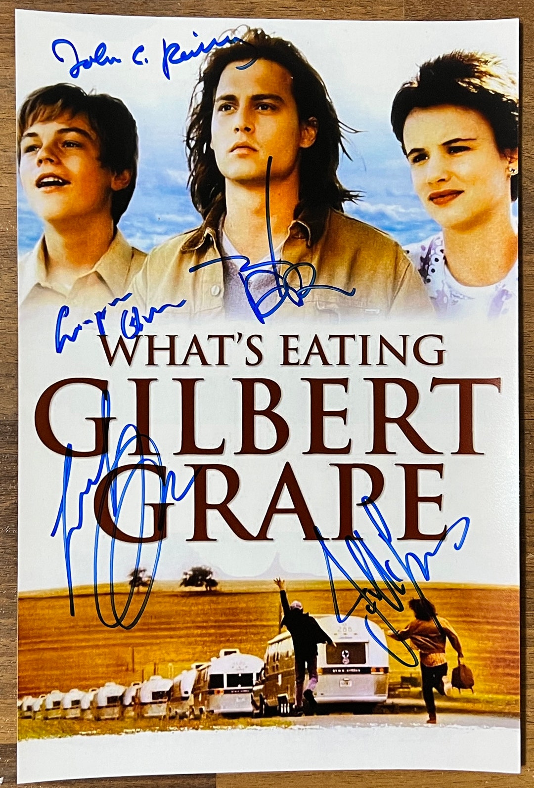 What's Eating Gilbert Grape Cast Signed Autographed 8x12 Inch Photo ...