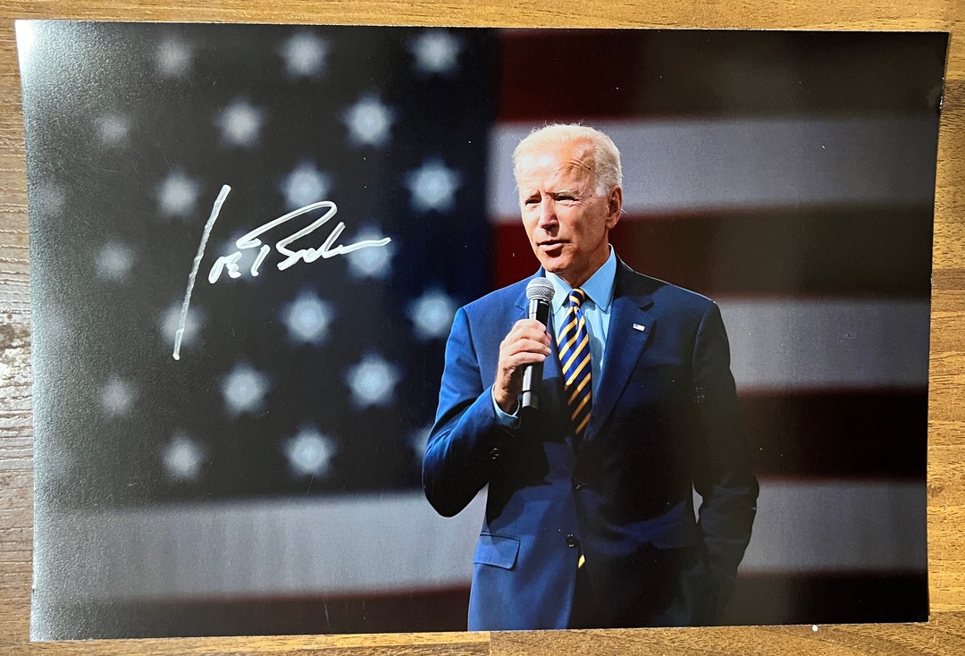 President Joe Biden Signed Autographed 8x12 Inch Photo + COA - Etsy
