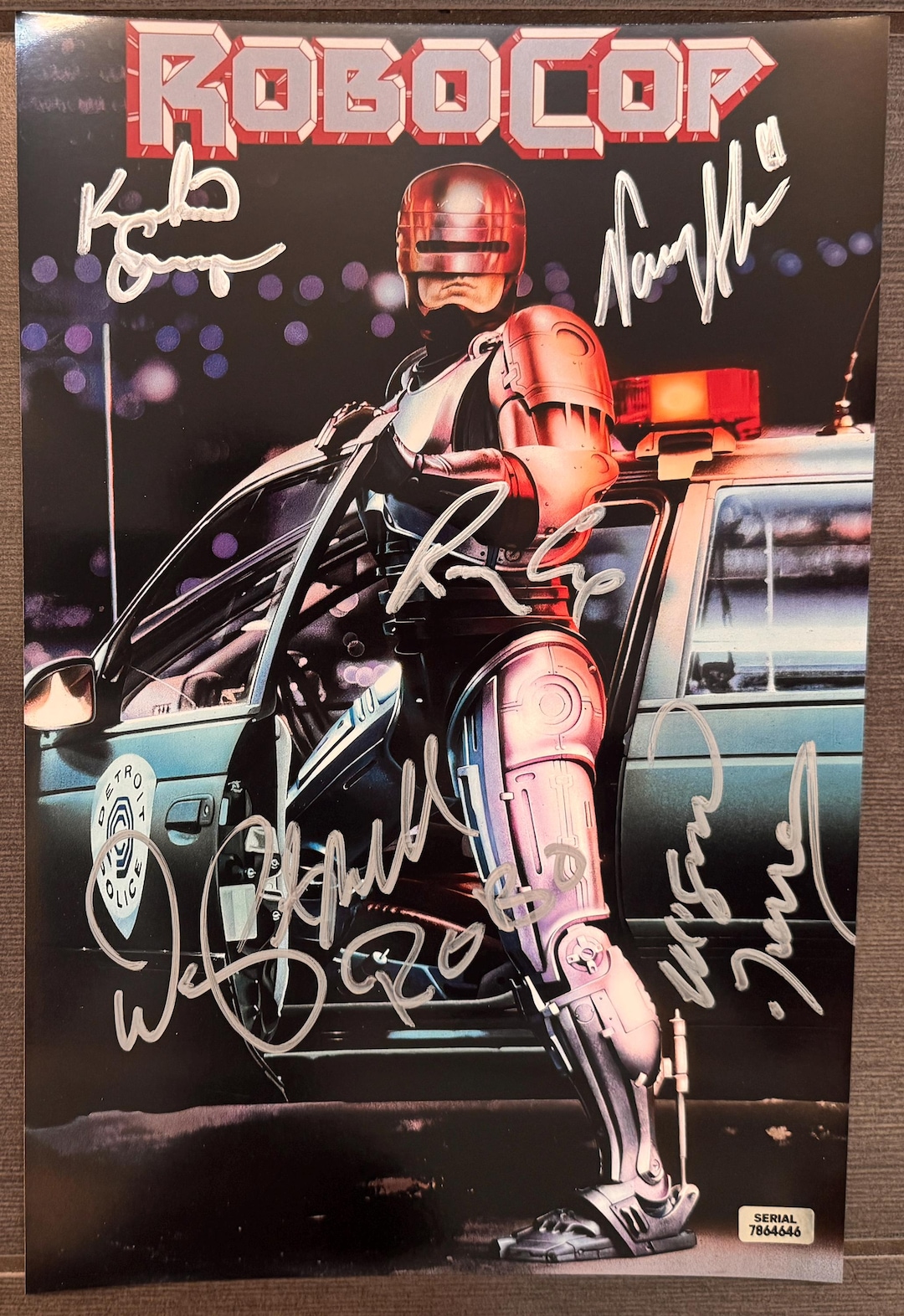 Robocop Full Cast Signed Autographed 8x12 Inch Photo + COA - Etsy