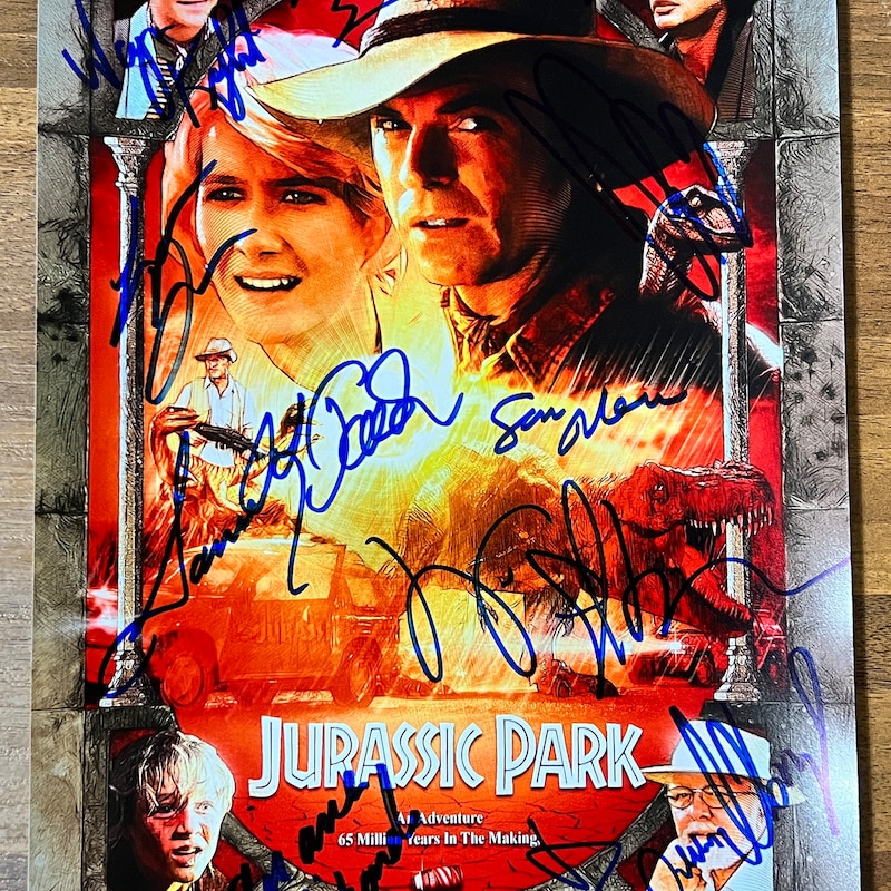Jurassic Park Autograph - Etsy